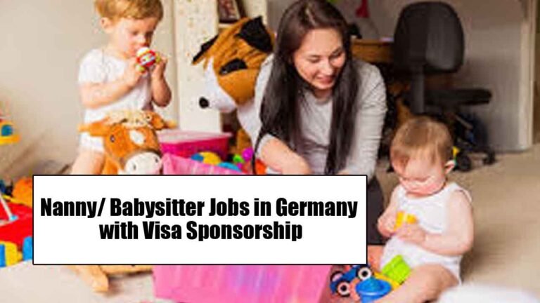 Nanny/ Babysitter Jobs in Germany with Visa Sponsorship