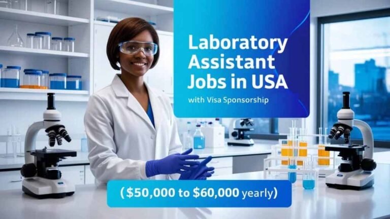 Laboratory Assistant Jobs in USA with Visa Sponsorship 2025 ($50,000 to ...